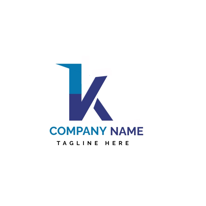 Copy of K logo design| Company logo | PosterMyWall